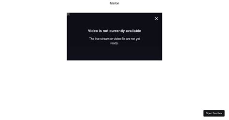 Mux Player Angular Forked Codesandbox