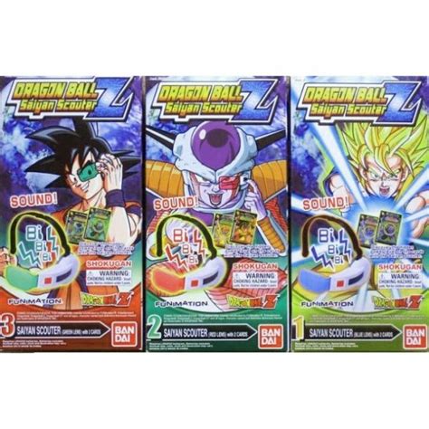 Dragon Ball Cosplay Saiyan Scouter Green Teslas Toys