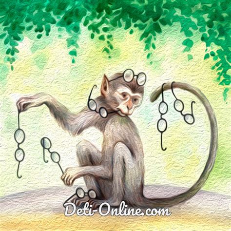 Мартышка и очки — басня Крылова — читать текст