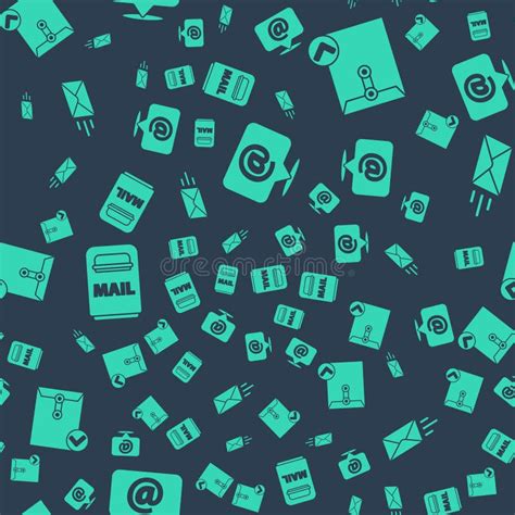 Set Envelope And Check Mark Carton Cardboard Box And Square Glass Panels Vector Stock