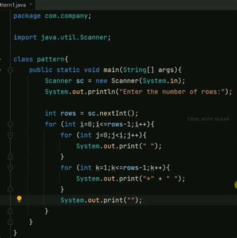 Sandglass Star⭐ Pattern In Java Java Pattern Java Coding Java
