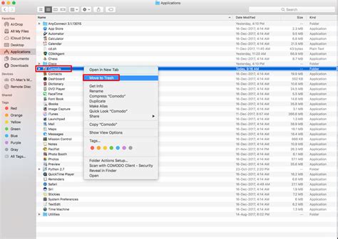 How To Uninstall Comodo Client Security From MAC OS X Devices