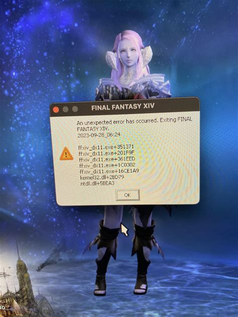 Crashes On Mac At Class Selection Rffxiv