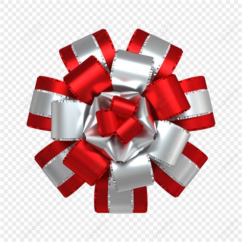 3d 일러스트 크리스마스 빨간 장식 리본리스트제전 Png 일러스트 무료 다운로드 Lovepik