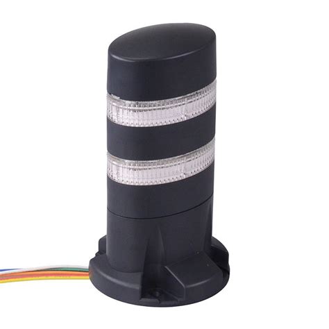 Ld6a 2dqb Rsc Redblue Clear Lens Stack Light Led Tower Direct Mount 2