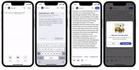 linkedin launches new ai powered post generating feature visualistan