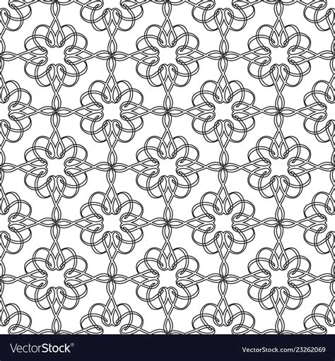 Abstract Ornate Seamless Pattern Royalty Free Vector Image