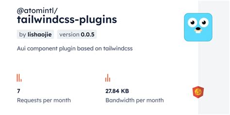 atomintl tailwindcss plugins cdn by jsdelivr a cdn for npm and github