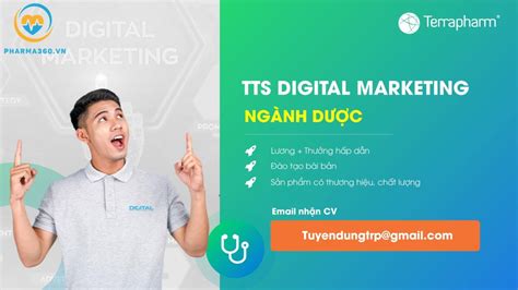 Công ty TNHH Dược phẩm Terrapharm Việt Nam tuyển dụng Thực tập sinh Digital Marketing ngành Dược