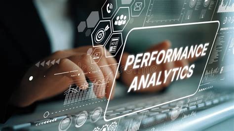 Performance Analytics Digital Interface With Hands And Data Graphics