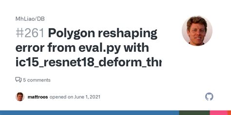 Polygon Reshaping Error From Eval Py With Ic15 Resnet18 Deform Thre