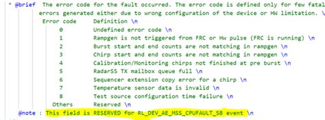 Awr2243 Mss Cpu Fault Sensors Forum Sensors Ti E2e Support Forums