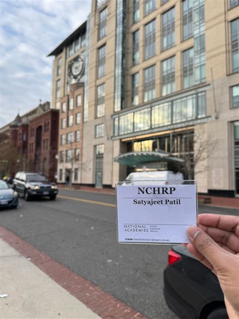 Satyajeet Patil Phdpe On Linkedin Nchrp Nas Trb