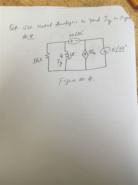 Solved Use Nodal Analysis To Find I Y Chegg Com