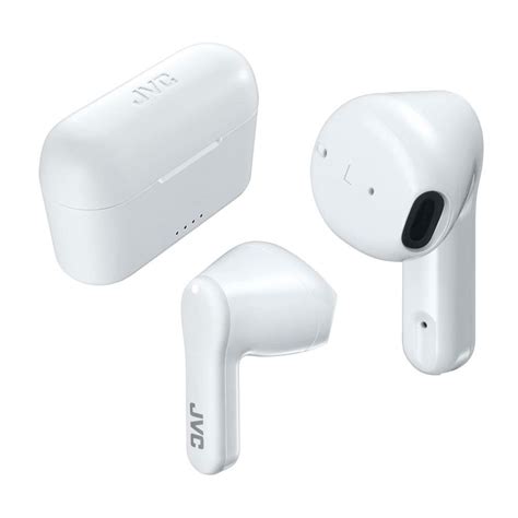 JVC True Wireless Bluetooth Earbuds With Charging Case White BuysBest