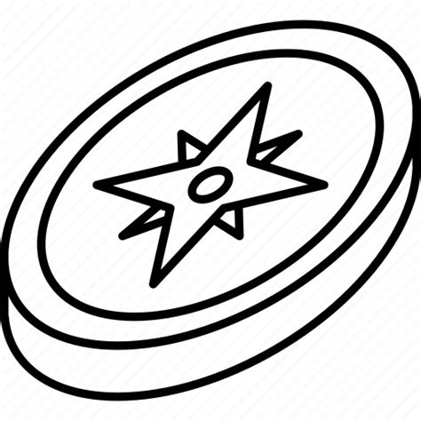 Compass Navigation Directions Isometric Icon Download On Iconfinder