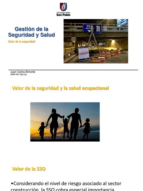 02 Valor De La Seguridad Pdf Seguridad Y Salud Ocupacional