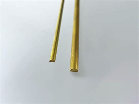 High Quality Brass Half Round Profile Ideal For Decorative Modelbuilding Jewelrymaking And