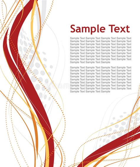 Red Tech Abstract Background Composition Stock Vector Illustration Of