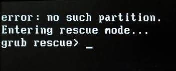 How To Fix Error No Such Partition Grub Rescue On Windows With CD Or USB