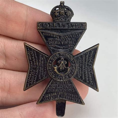 Ww1 Kings Royal Rifle Corps Krrc Regiment Kings Cap Badge British