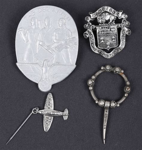 Lot Detail Percy Nicklins Hockey Pinsbadges Collection Including