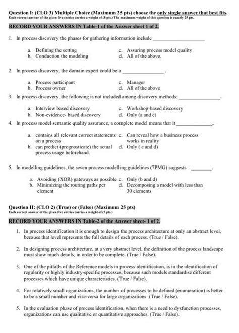 Solved Question 1 Clo 3 Multiple Choice Maximum 25 Pts