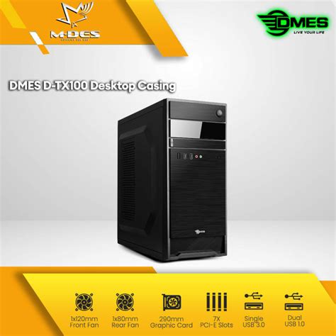 Dmes D Tx100 Atx Micro Atx Mini Itx Office Pc Desktop Casing 1 Year Warranty Lazada