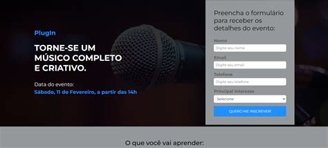 GitHub oliveiratales landing page html css Landing page de um evento fictício sobre música