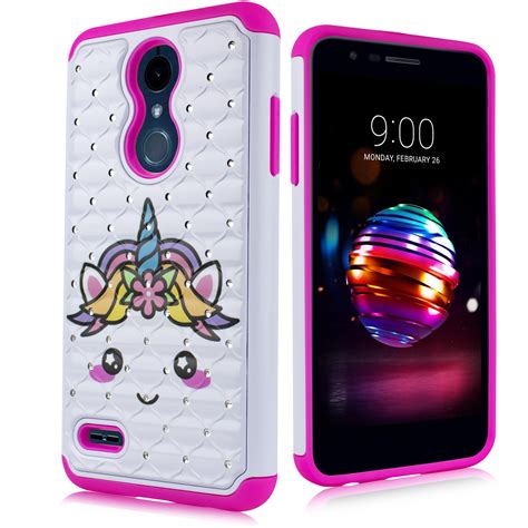 For LG K K PLUS K A K Case Phone Case Shock Proof Edges Hybrid Layers