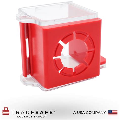 Medium Push Button Cover Lockout Box Type Tradesafe