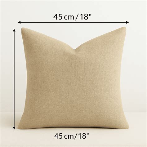 Chenille Cream 45cm X 45cm Cushion Covers