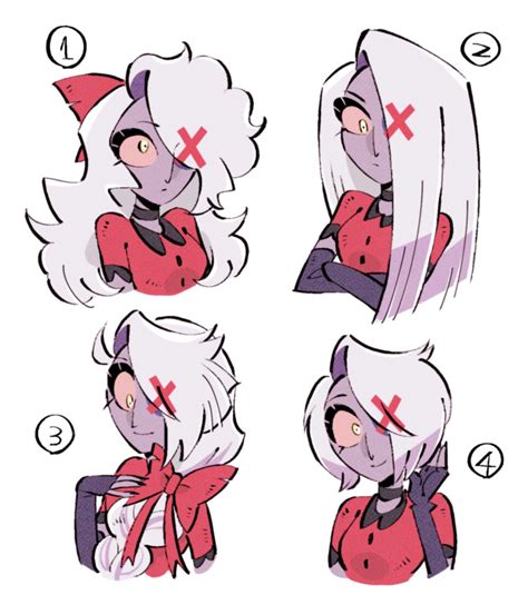 Safebooru 1girl Alternate Hairstyle Braid Hazbin Hotel Highres Long