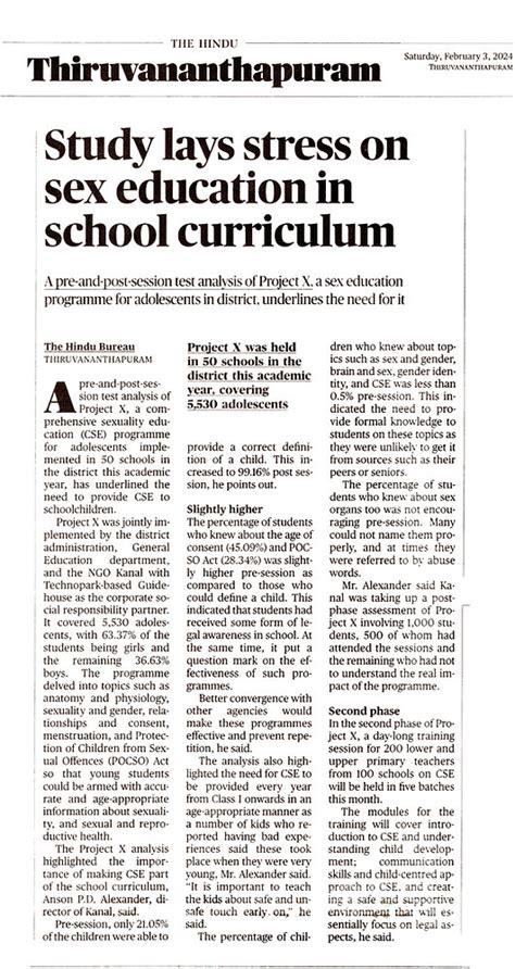 Project X Analysis Underlines Need To Make Sexuality Education Part Of Babe Curriculum