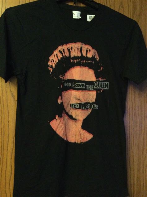 Sex Pistols “god Save The Queen” Black Shirt Nw Gem