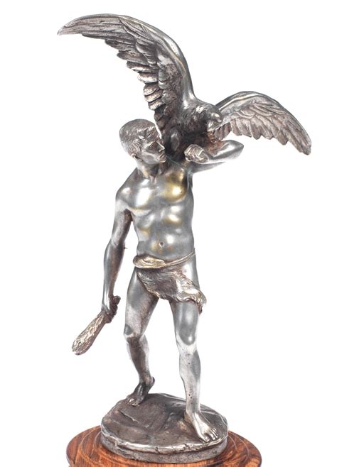 Bonhams Cars A Youth With Eagle Mascot By Julius Schmidt Felling German Circa 1910