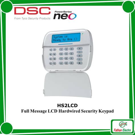 Jual DSC Neo HS LCDS LCD Keypad Full Message Alarm Programmable Kota Bekasi Fathanelectro