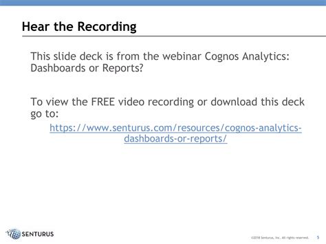 Ibm Cognos Analytics Reporting Vs Dashboarding Matching Tools To