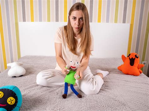 baldi basics plush toy baldi handmade soft toy etsy