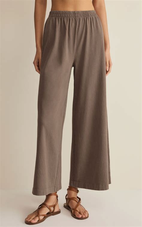 Z Supply Scout Jersey Crop Flare Pant Indigo