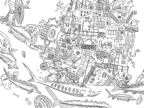 动物系列 鲟鱼风格插画设计作品 设计人才灵活用工 设计dna