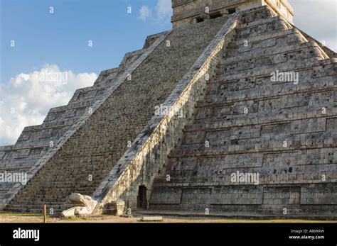 The Serpent Pyramid Of Kukulkán Chichen Itza Yucatán Peninsula