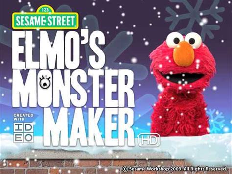 Elmos Monster Maker Hd Reviews News Descriptions Walkthrough And