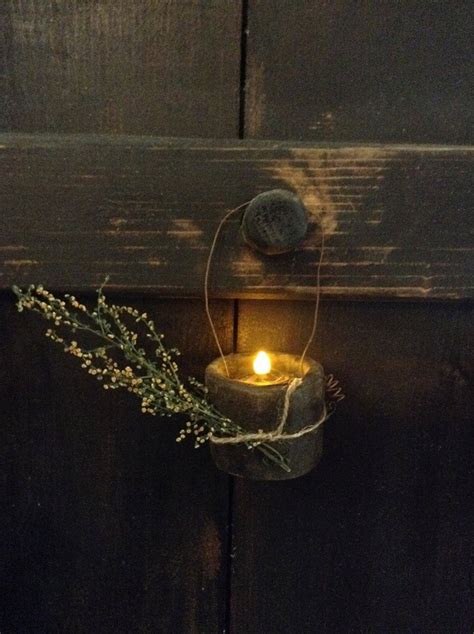 Hanging Cubby Light Wtealight Etsy