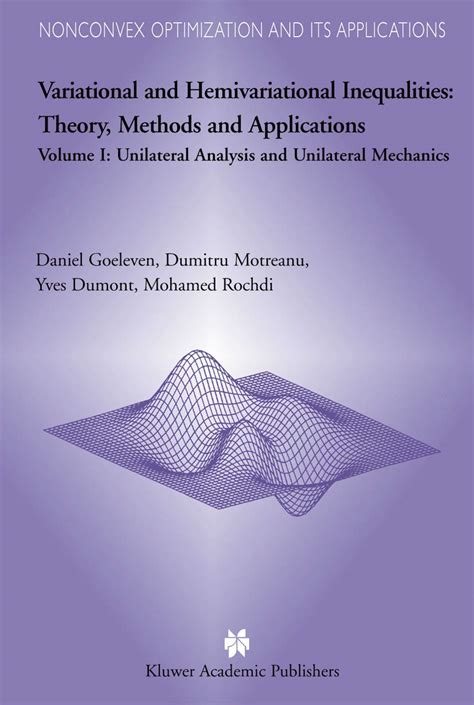Variational And Hemivariational Inequalities Theory Methods And