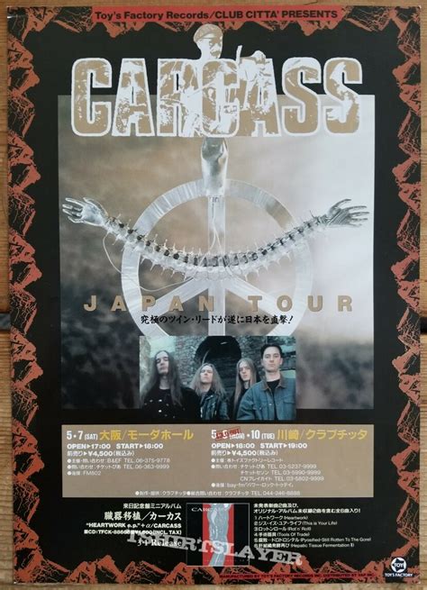 Carcass Heartwork Original Vinyl Lp Promotional Posters Ads