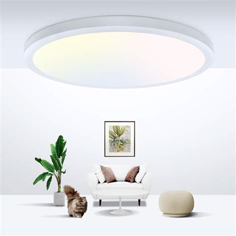Zemty Led Flush Mount Ceiling Light Fixtures 7 Inch Led Kitchen Light