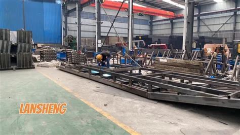 Lansheng Loading Ramp Mobile Load Ramp Forklift Dock Ramp Loading Dock
