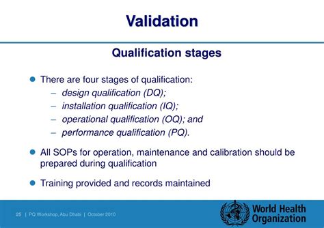 Ppt Qualification And Validation Powerpoint Presentation Free Download Id 930429