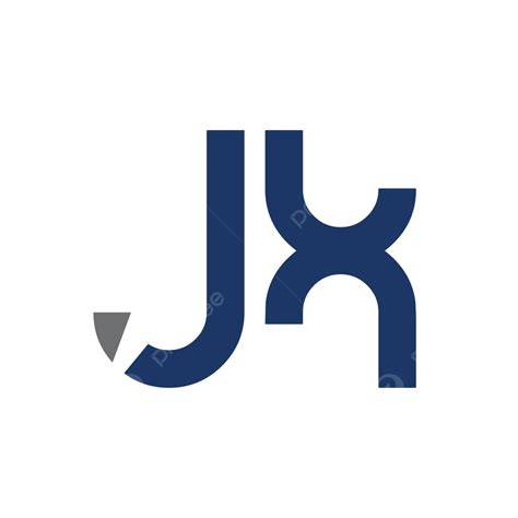 Vector Template For Innovative Jx Logo Design Incorporating Linked